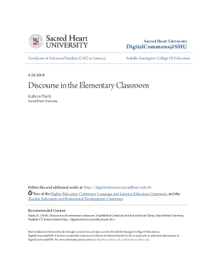 Fillable Online Discourse in the Elementary Classroom Fax Email Print ...