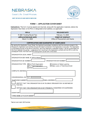Fillable Online Application Cover Sheet Fax Email Print - pdfFiller