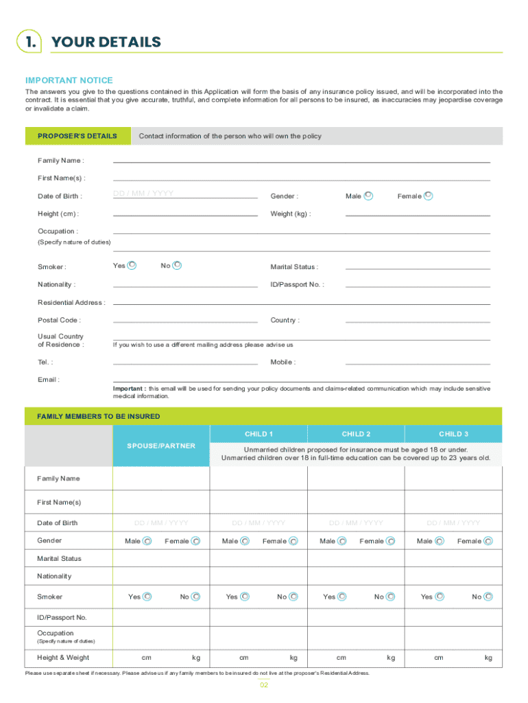 Fillable Online Myhealth Individual and Family Fax Email Print - pdfFiller