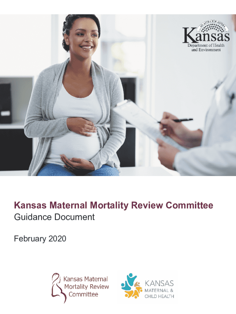 Fillable Online Kansas Maternal Mortality Review Committee Guidance ...