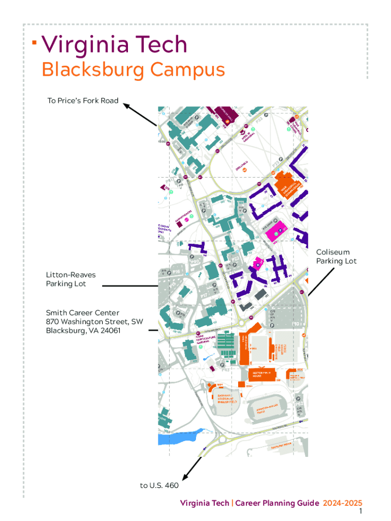 Fillable Online Virginia Tech Career Planning Guide 2024-2025 Fax Email ...