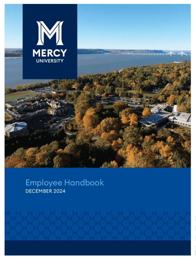 Fillable Online Employee Handbook of Mercy University Fax Email Print - pdfFiller