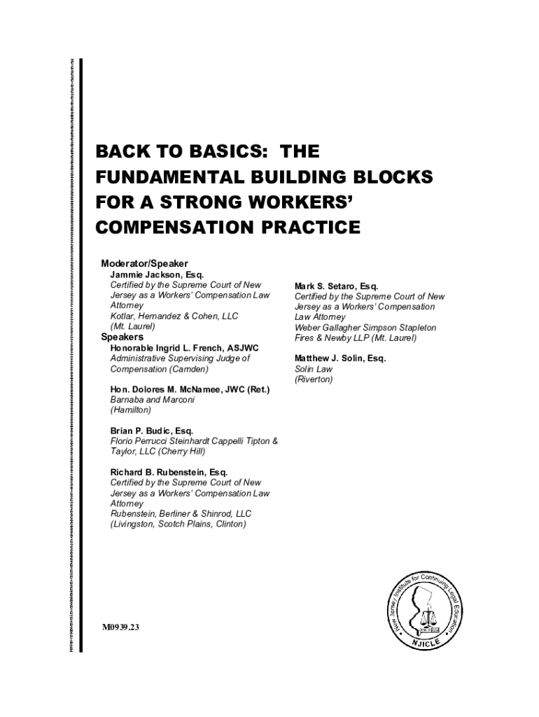 Fillable Online BACK TO BASICS: THE Fax Email Print - pdfFiller