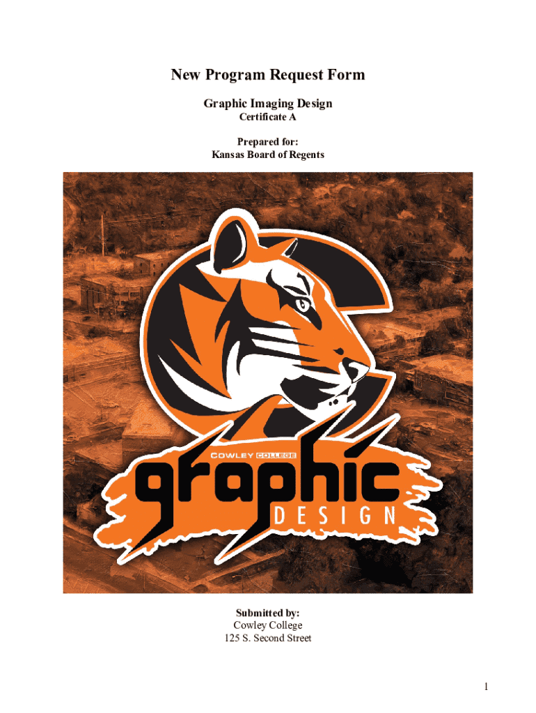 Fillable Online Graphic Imaging Design Certificate a Fax Email Print ...