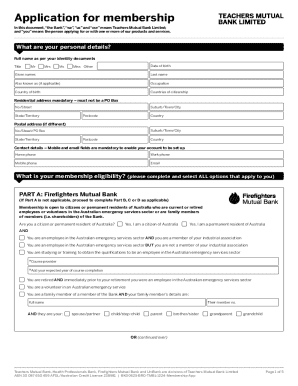 Fillable Online Membership Application Form Fax Email Print - pdfFiller