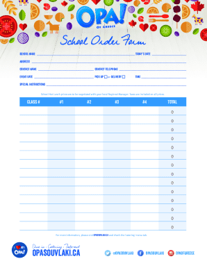 Fillable Online School Order Form Fax Email Print - pdfFiller