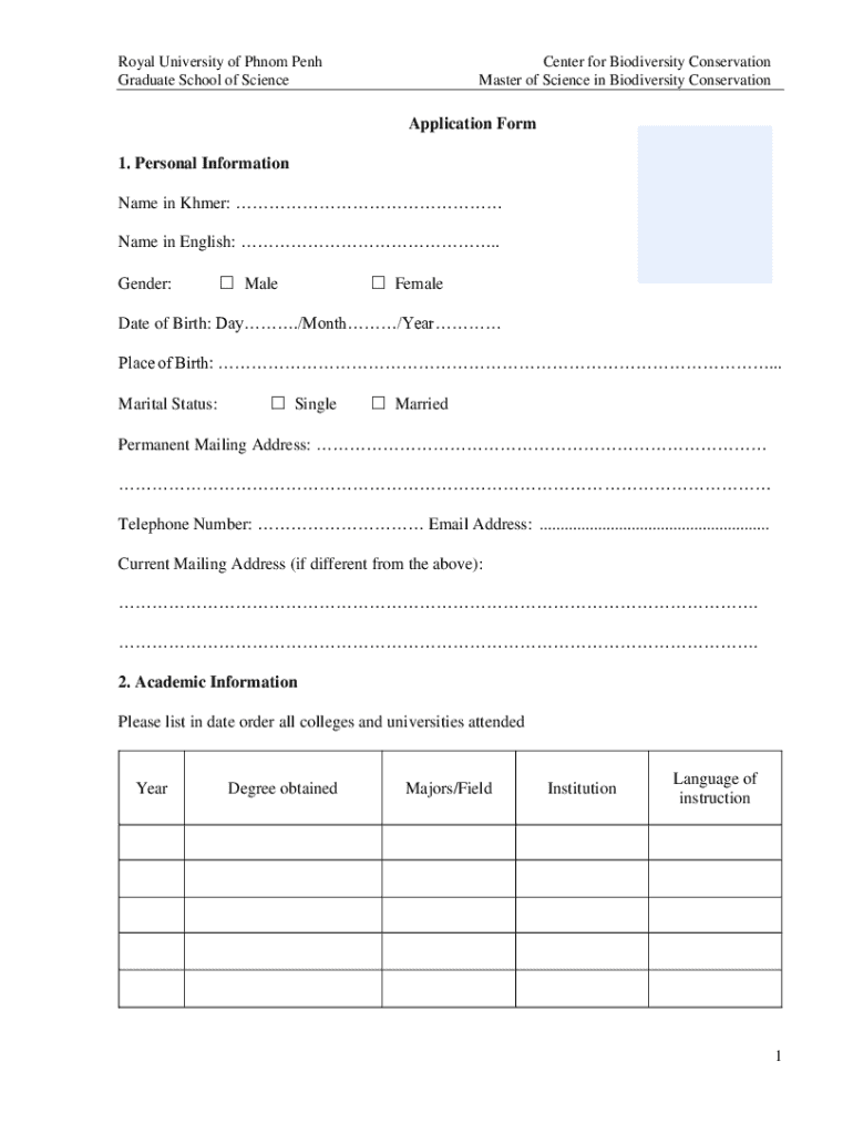 Fillable Online Application Form Fax Email Print - pdfFiller