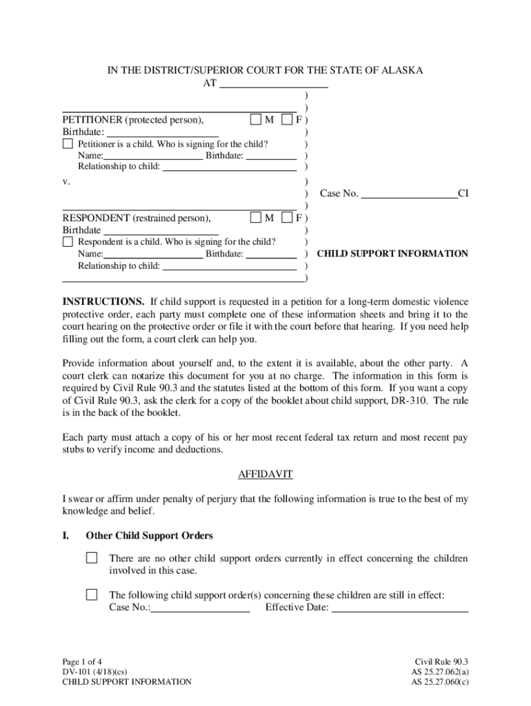 Fillable Online Child Support Information Fax Email Print - pdfFiller