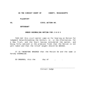 THIS DAY this civil matter came on for hearing on Motion for Judgment ...