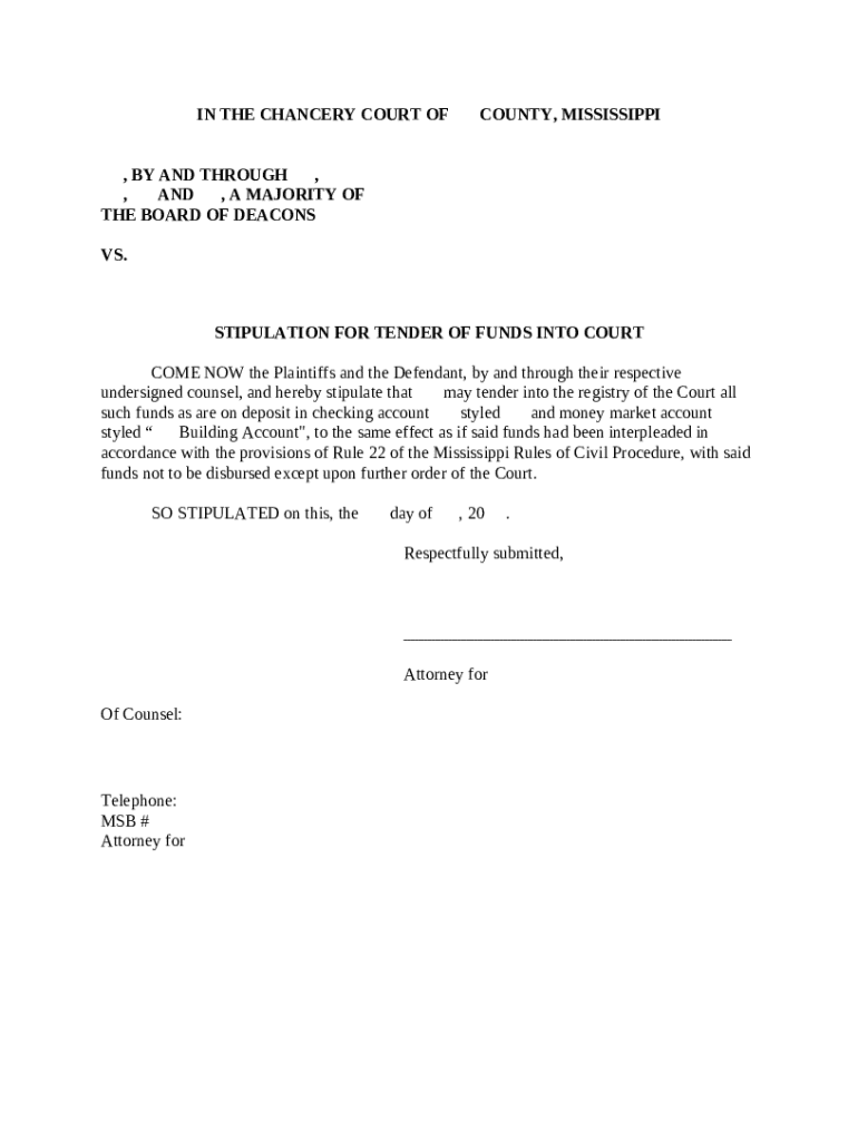 COME NOW the Plaintiffs and the Defendant, by and through their ...