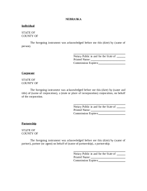 The foregoing instrument was acknowledged before me this (date) by ...