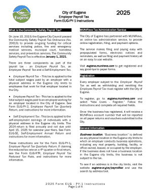 Fillable Online Employer Payroll Tax Quarterly Return Instructions Fax ...