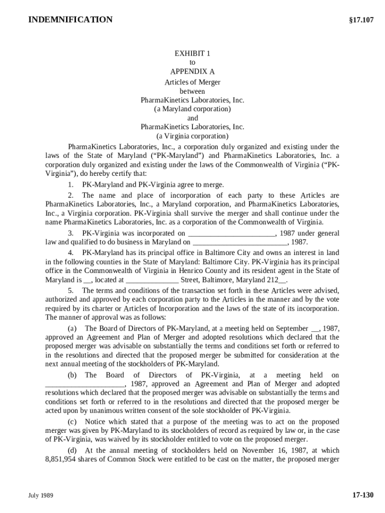 Exhibit 1 to Appendix a Doc Template | pdfFiller