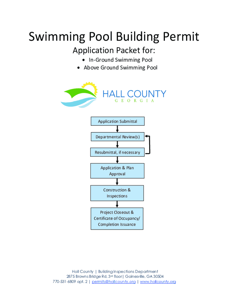 Fillable Online Swimming Pool Building Permit Application Fax Email ...