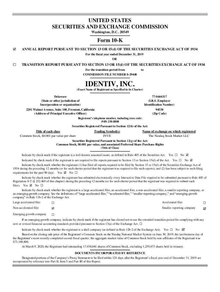 Fillable Online Annual Report Pursuant to Section 13 or 15(d) of the ...