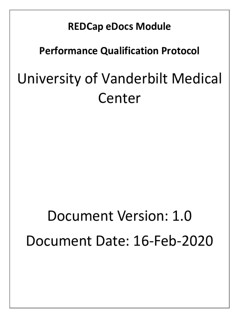 Fillable Online Performance Qualification Protocol Fax Email Print ...