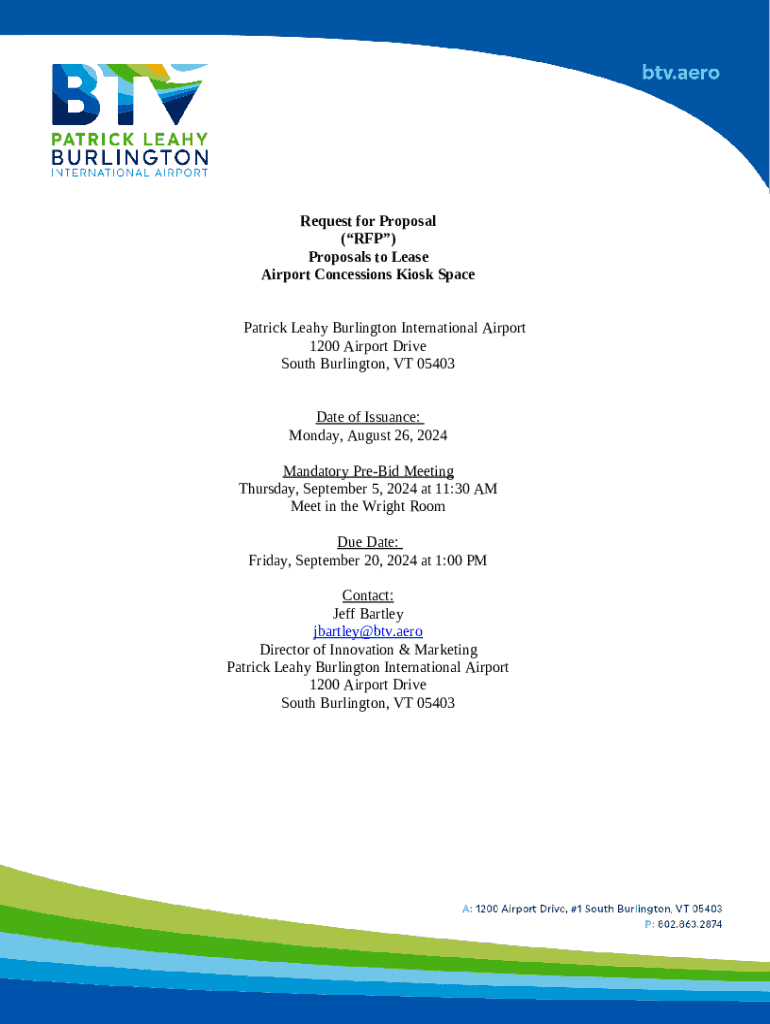 Request for Proposal Doc Template | pdfFiller