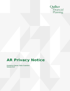 Ar Privacy Notice Doc Template | pdfFiller