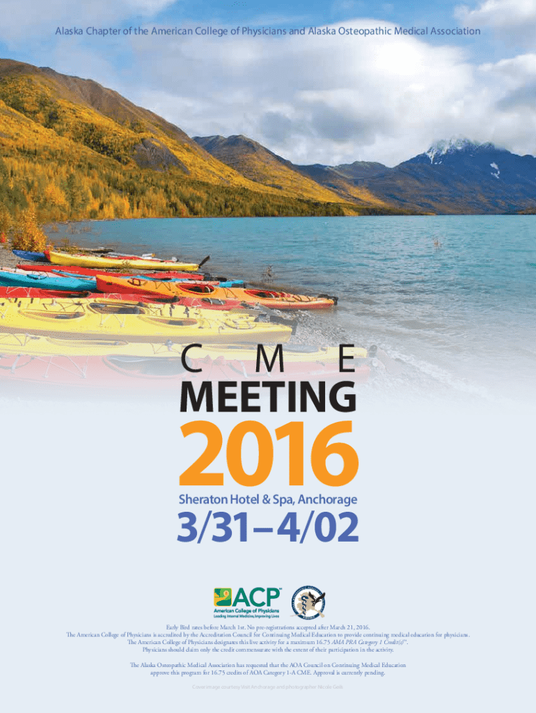 Fillable Online Alaska Chapter of the American College of Physicians ...