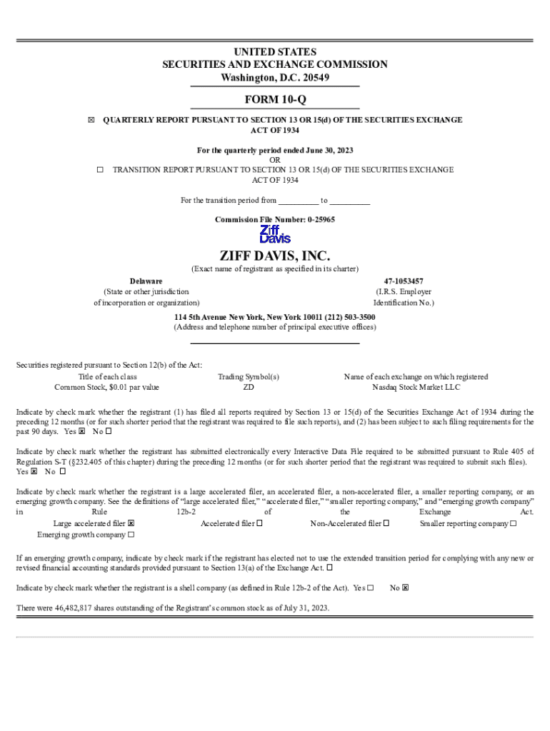 Fillable Online Quarterly Report Pursuant to Section 13 or 15(d) of the ...