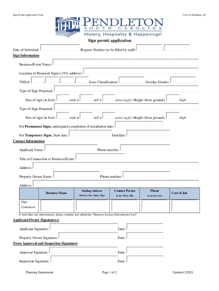 Fillable Online Sign Permit Application Fax Email Print - pdfFiller
