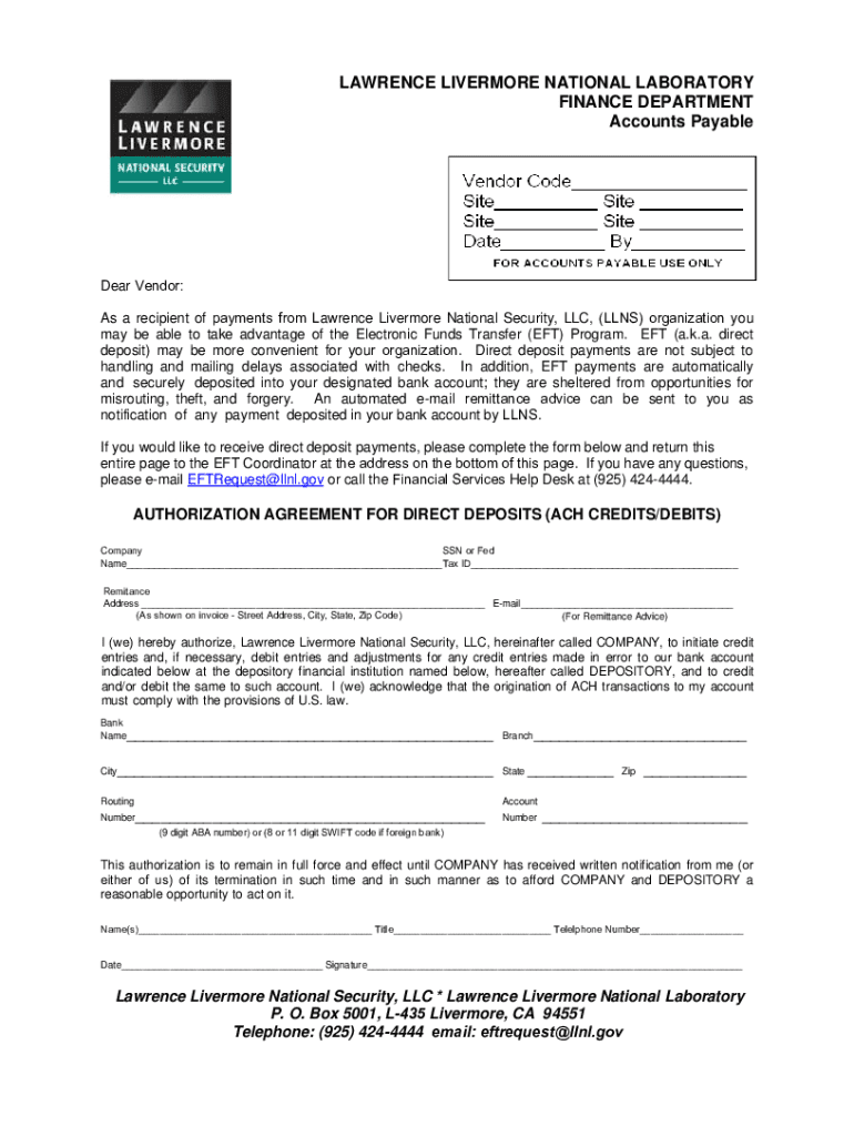 Fillable Online As a recipient of payments from Lawrence Livermore ...