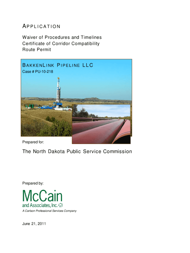 Fillable Online Application Waiver of Procedures and Timelines ...