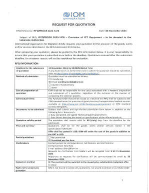 Fillable Online Quotation Submission Form Fax Email Print - pdfFiller