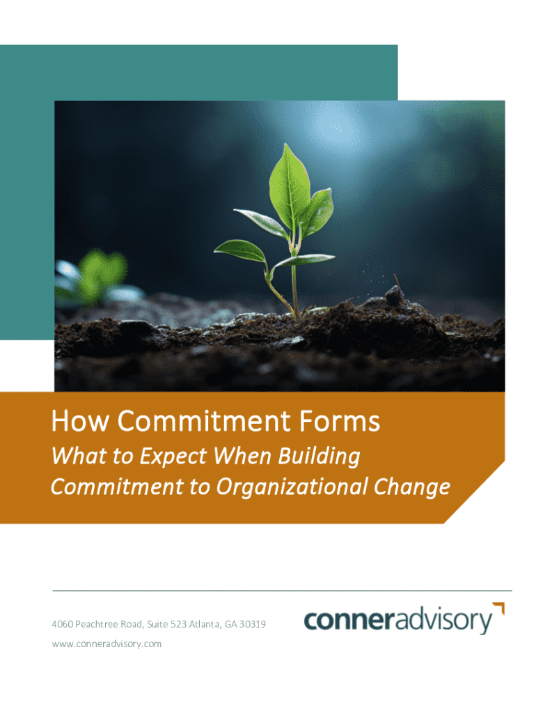 Fillable Online How Commitment Forms Fax Email Print - pdfFiller