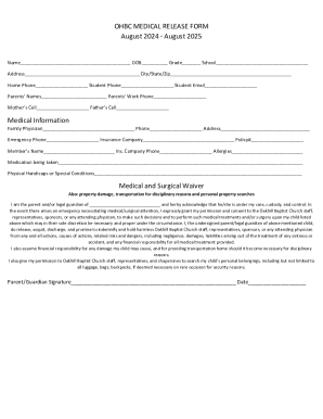 Fillable Online Medical Release Form Fax Email Print - pdfFiller