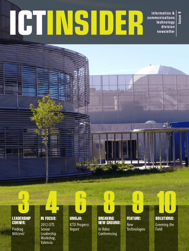 Fillable Online Ict Insider: Issue 9 Fax Email Print - pdfFiller