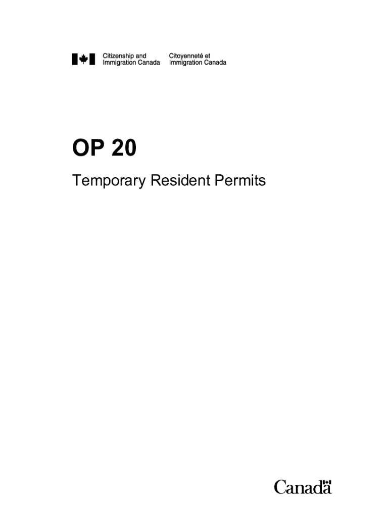 Fillable Online Temporary Resident Permits Fax Email Print - pdfFiller