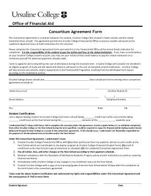 Fillable Online Consortium Agreement Fax Email Print - pdfFiller