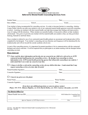 Fillable Online Student Services/exceptional Student Education Fax Email Print - pdfFiller