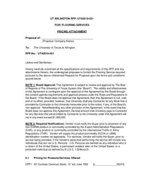 Fillable Online Rfp for Flooring Services Fax Email Print - pdfFiller