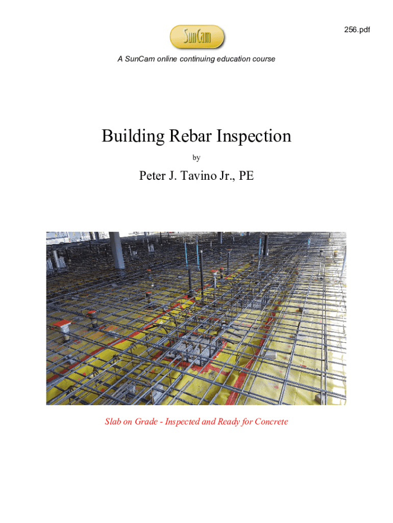 Fillable Online Building Rebar Inspection Fax Email Print - pdfFiller