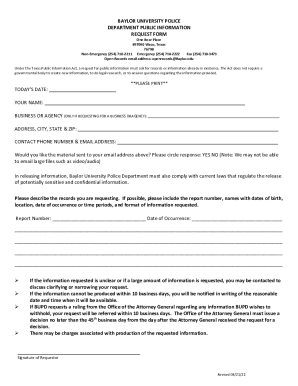 Fillable Online Public Information Request Form Fax Email Print - pdfFiller