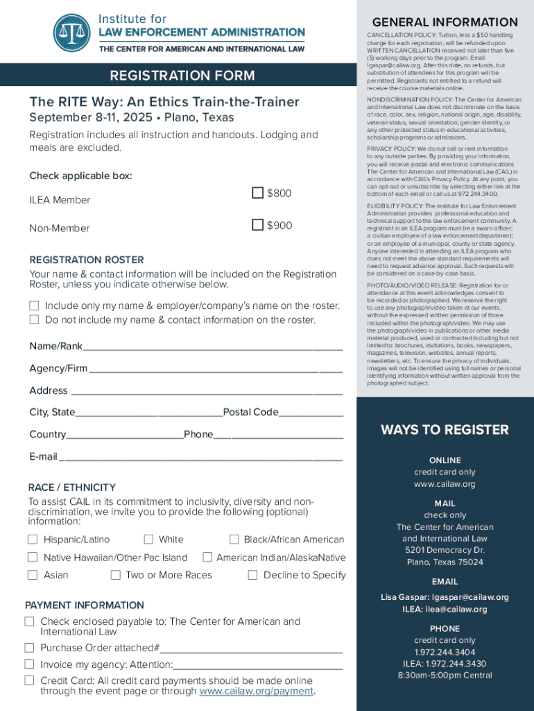 Fillable Online the Rite Way: an Ethics Train-the-trainer Fax Email Print - pdfFiller
