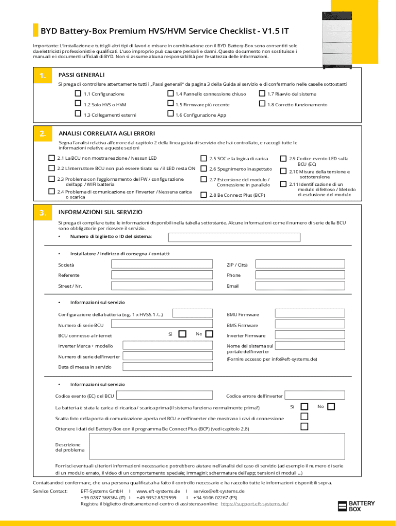 Compilabile Online Byd Battery-box Premium Hvs / Hvm - Guida Di ...