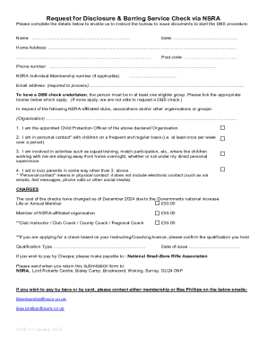 Fillable Online Dbs Check Request Form Fax Email Print - pdfFiller