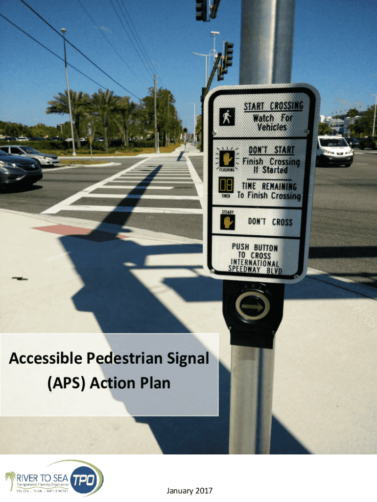 Fillable Online Accessible Pedestrian Signal (aps) Action Plan Fax ...