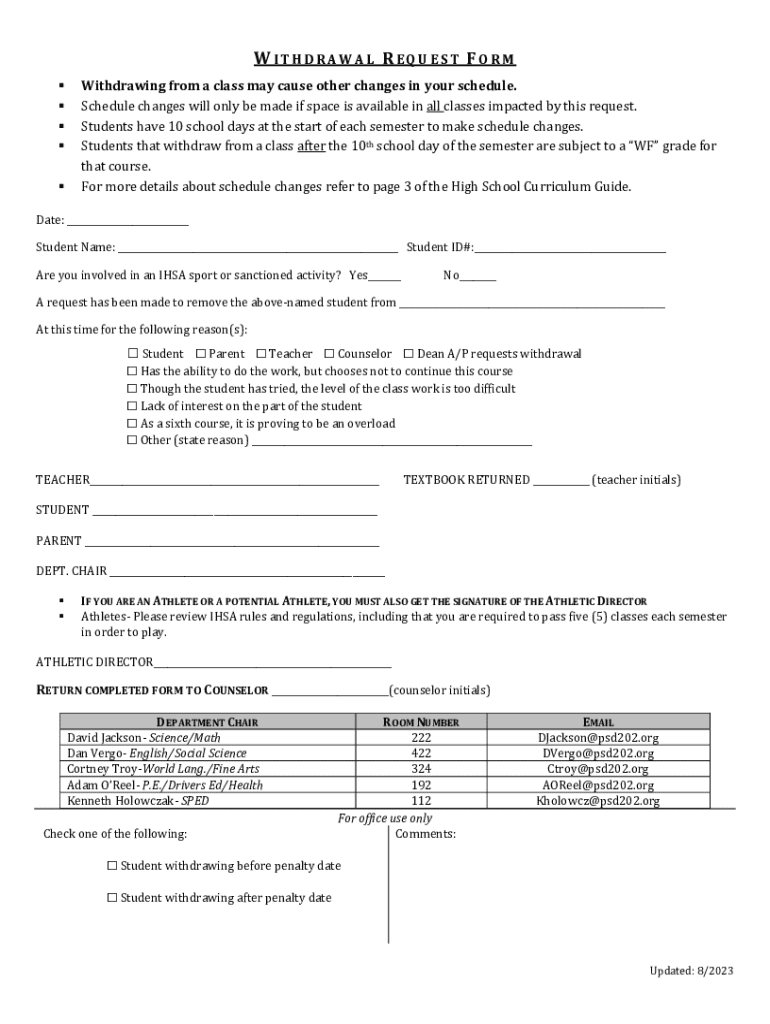 Fillable Online Withdrawal Request Form Fax Email Print - pdfFiller