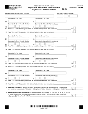 Fillable Online Dependent Information and Additional Dependent Child ...