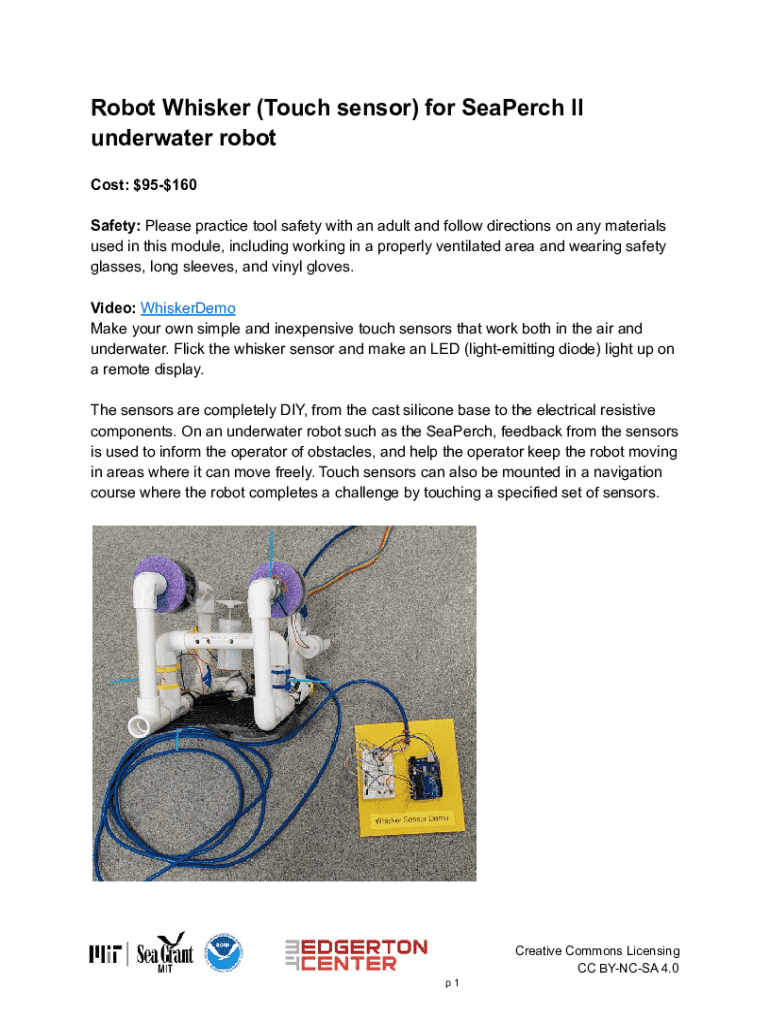 Fillable Online Touch Sensor for Underwater Robot Fax Email Print ...
