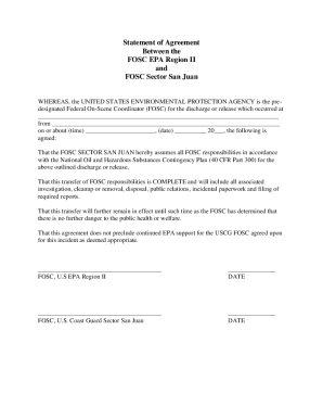 Fillable Online Statement of Agreement Fax Email Print - pdfFiller