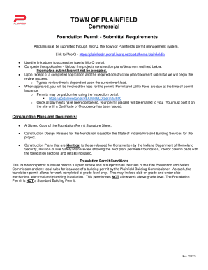 Fillable Online Foundation Permit Fax Email Print - pdfFiller