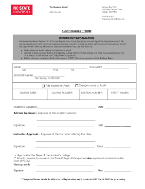 Fillable Online Audit Request Form Fax Email Print - pdfFiller