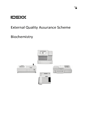 Fillable Online External Quality Assurance Scheme Fax Email Print ...