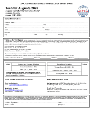 Fillable Online Technet Augusta 2025 Fax Email Print - pdfFiller
