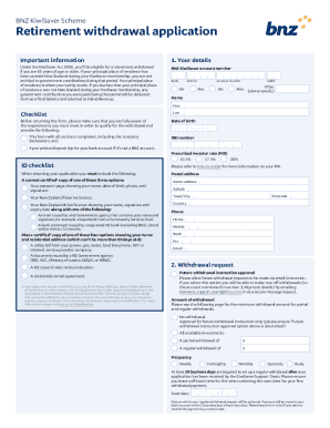 Fillable Online Retirement Withdrawal Application Fax Email Print - pdfFiller